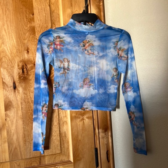 Tops | Angel Crop Top | Poshmark